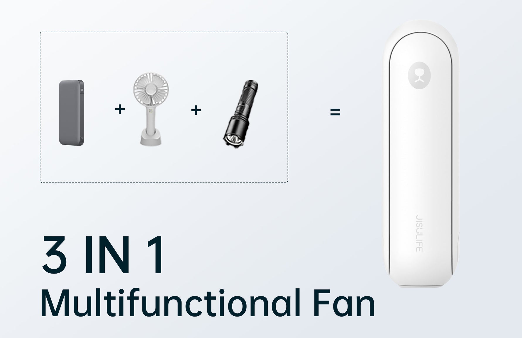 JISULIFE F8 Handheld Mini Fan