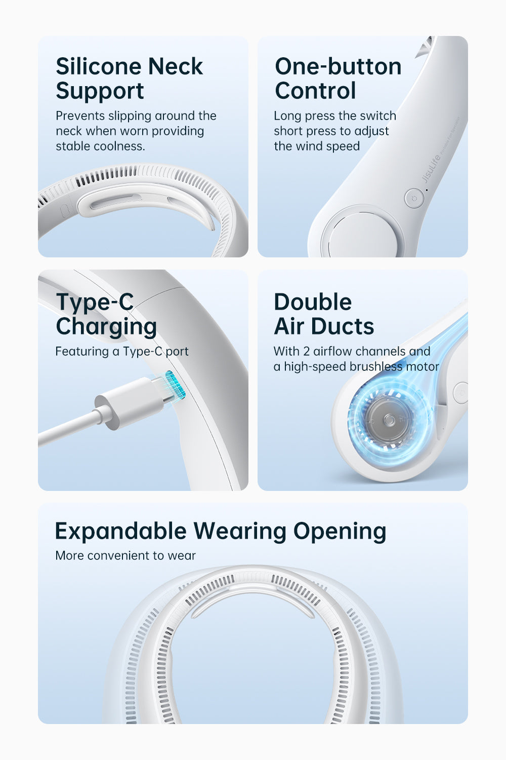 JisuLife Neck Fan Life4 – JISULIFE
