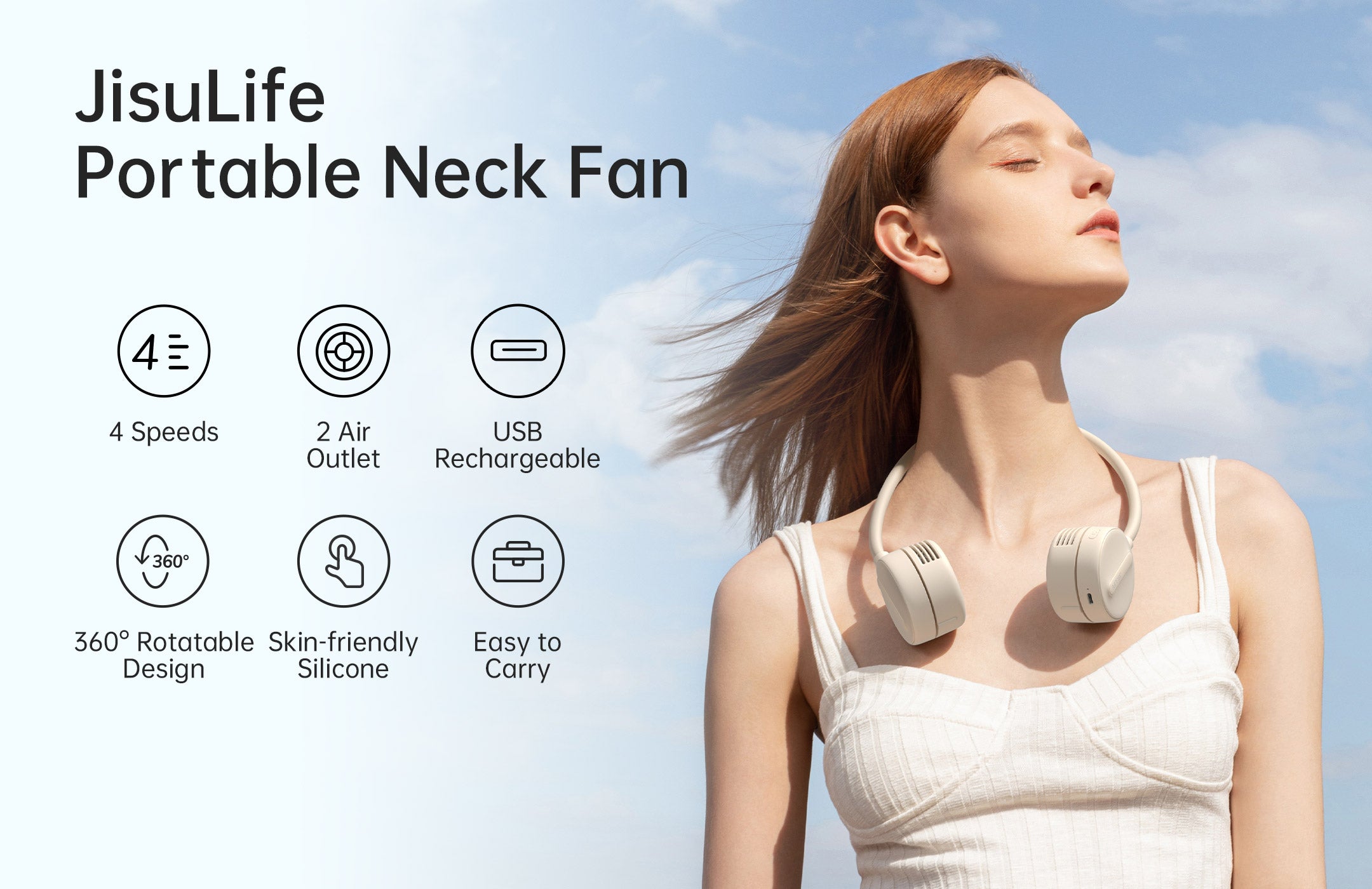JisuLife Neck Fan Life1 – JISULIFE