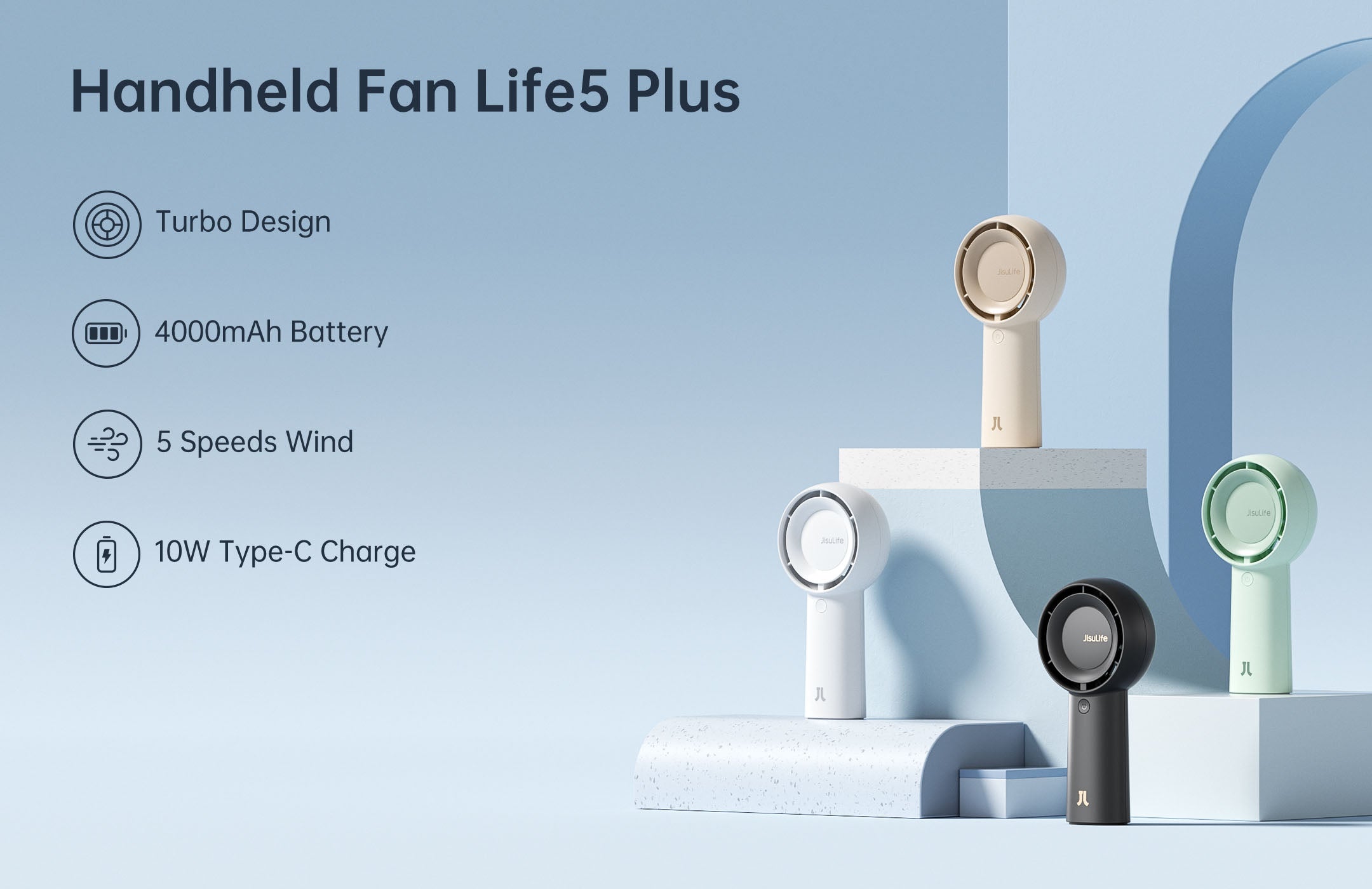 JisuLife Handheld Fan Life5 Plus – JISULIFE